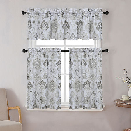 Click here for Aerin 3-pc. Rod Pocket Window Tier  One Size  Beig... prices