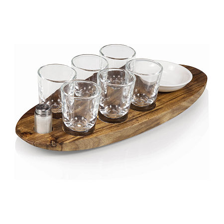 Click here for Picnic Time 9-pc. Shot Glass Set  One Size  Brown prices