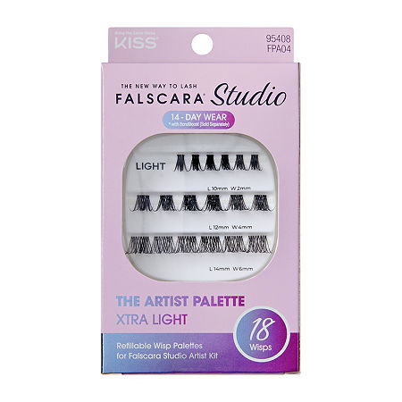 Click here for Kiss Lashes Falscara Xtra Light  One Size prices