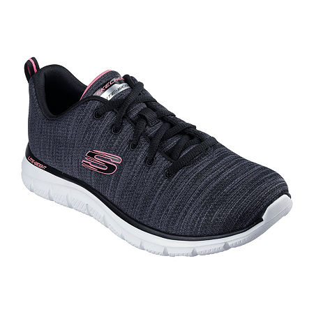 Click here for Skechers Track Womens Walking Shoes  8 Medium  Bla... prices