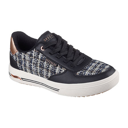 Skechers Womens Street Arch Fit - Coco Casual Sneakers from Finish Line - Black  Rose Gold