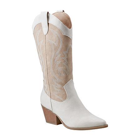 Click here for Indigo Rd. Womens Alleycat Stacked Heel Cowboy Boo... prices