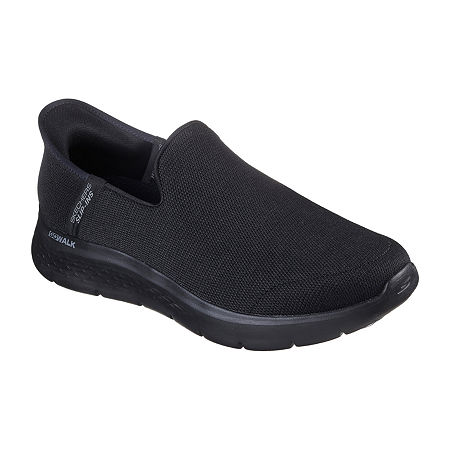 Skechers Mens Slip-Ins: Go Walk Flex - Louis Memory Foam Slip-On Casual Sneakers from Finish Line - Black