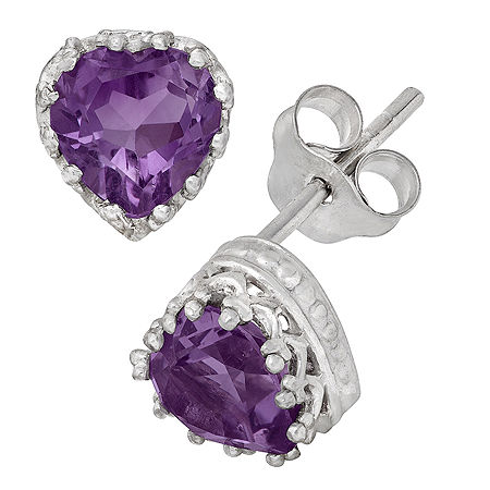 Click here for Genuine Amethyst Sterling Silver Earrings  One Siz... prices