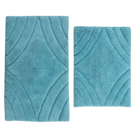 Click here for Castle Hill London Diamond 2-pc. Bath Rug Set  One... prices
