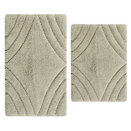 Click here for Castle Hill London Diamond 2-pc. Bath Rug Set  One... prices