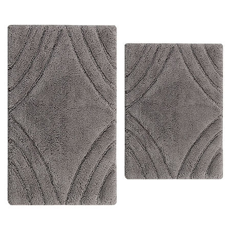 Click here for Castle Hill London Diamond 2-pc. Bath Rug Set  One... prices