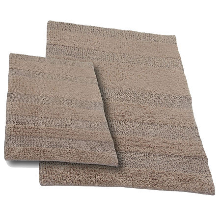 Click here for Castle Hill London Wide Cut 2-pc. Bath Rug Set  On... prices