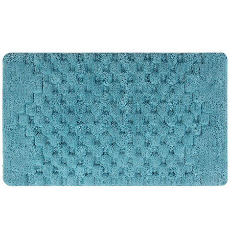 Click here for Melange Bath Rug Collection  One Size  Blue prices