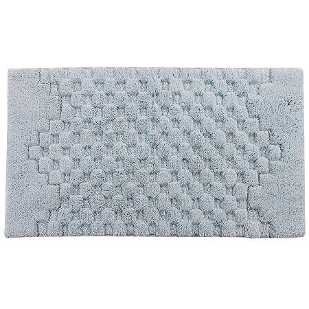 Click here for Melange Bath Rug Collection  One Size  Blue prices