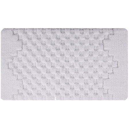 Click here for Melange Bath Rug Collection  One Size  White prices
