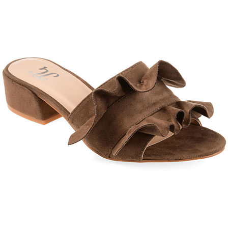 Click here for Journee Collection Womens Sabica Ruffle Slip On Dr... prices