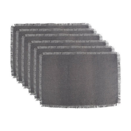 Click here for Design Imports Jute 6-pc. Placemat  One Size  Gray prices