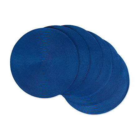 Click here for Round Polypropylene Woven Placemat  Set of 6 - Nav... prices