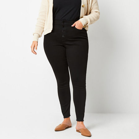 Click here for a.n.a - Plus Ripped Stretch Fabric Womens High Ris... prices