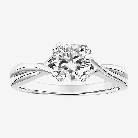 Click here for Womens 1 CT. T.W. Lab Created White Moissanite Ste... prices