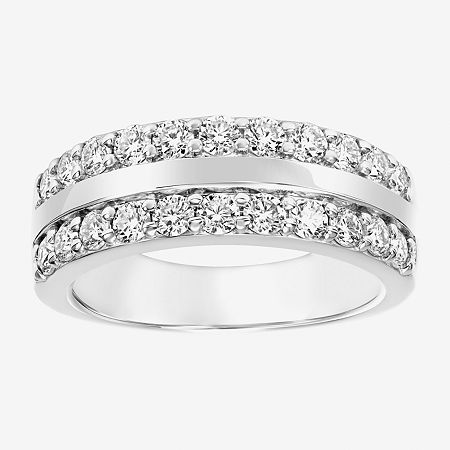 Click here for Womens 9M 1 CT. Lab Created White Moissanite Sterl... prices