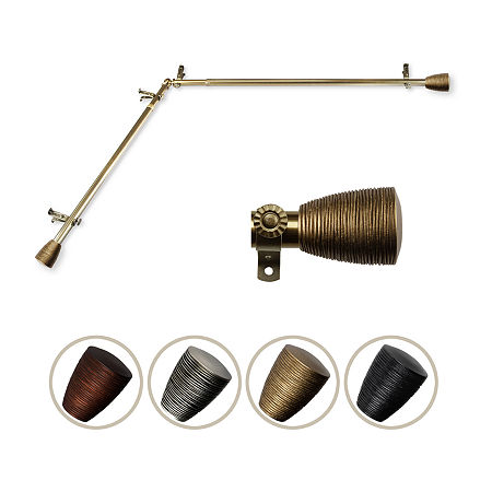 Click here for Rod Desyne Tarzan Corner 3/4 IN Adjustable Curtain... prices