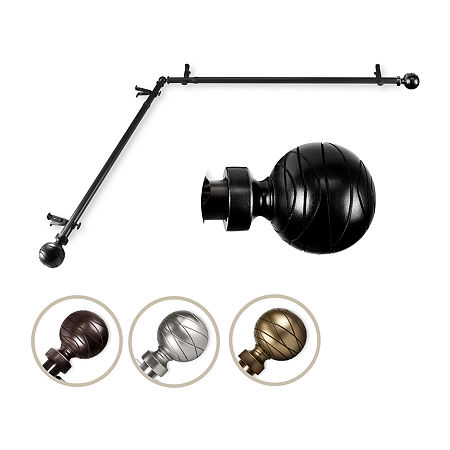 Click here for Rod Desyne Arman Corner 3/4 IN Adjustable Curtain... prices