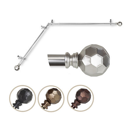 Click here for Rod Desyne Christiano Corner 3/4 IN Adjustable Cur... prices