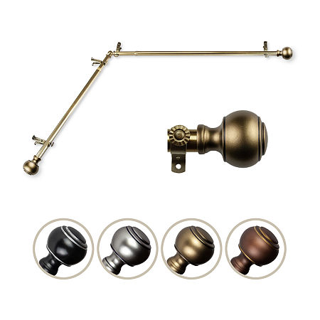 Click here for Rod Desyne Jaylin Corner 3/4 IN Adjustable Curtain... prices