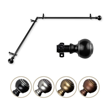Click here for Rod Desyne Jaylin Corner 3/4 IN Adjustable Curtain... prices