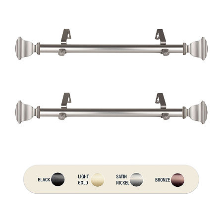 Click here for Rod Desyne (Set Of 2) Romeo 1 IN Adjustable Side C... prices