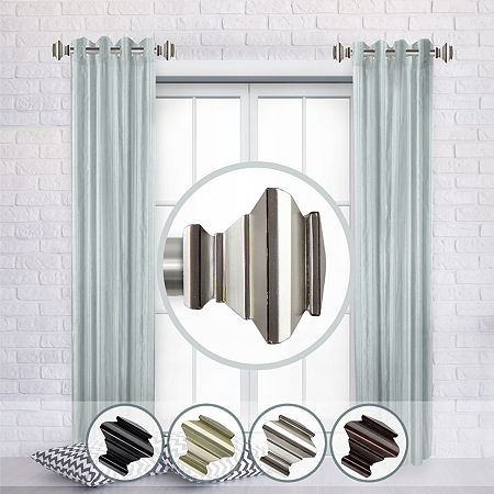 Click here for Rod Desyne (Set Of 2) Fern 1 IN Adjustable Side Cu... prices