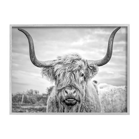 Click here for 24X30 Highland Cow Print  One Size  White prices