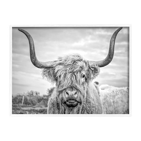 Click here for 24X30 Highland Cow Print  One Size  White prices