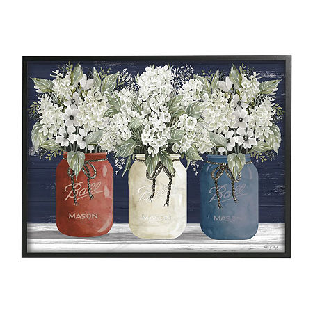 Click here for 24X30 Bouquets Rustic Print  One Size  Blue prices