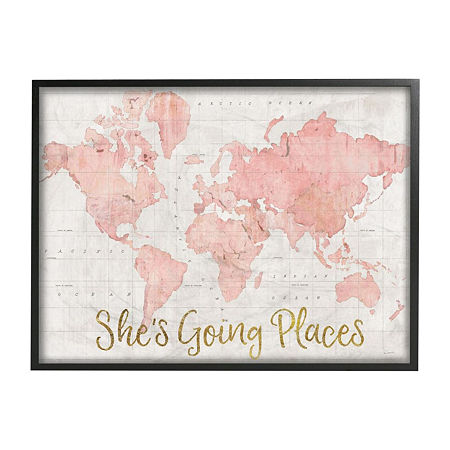 Click here for 24X30 Shes Going Places Print  One Size  Beige prices