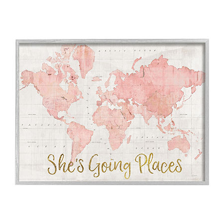 Click here for 24X30 Shes Going Places Print  One Size  Beige prices