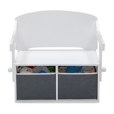 Click here for MySize Activity Kids Storage Bench  One Size  Whit... prices
