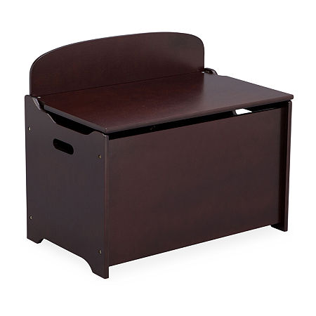 Click here for Kids Wooden Toy Box Pink  One Size  Brown prices