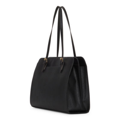 Liz Claiborne Jessy Work Tote Bag, Color: Black - JCPenney