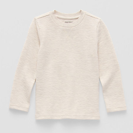 Click here for Okie Dokie Textured Knit Toddler & Little Boys Cre... prices