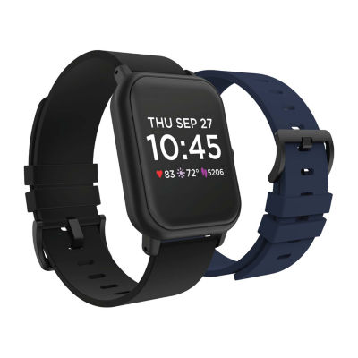 Q7 Unisex Adult Black Smart Watch Q72s01a-G05 - JCPenney