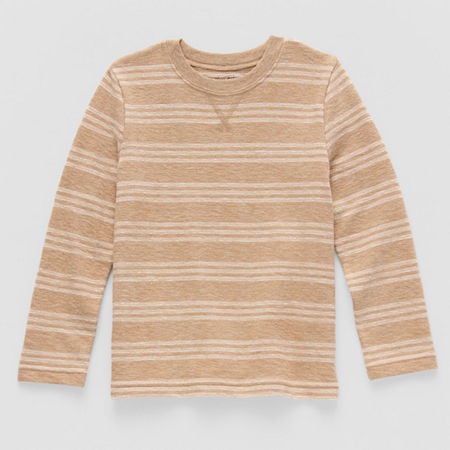 Click here for Okie Dokie Textured Knit Toddler & Little Boys Cre... prices