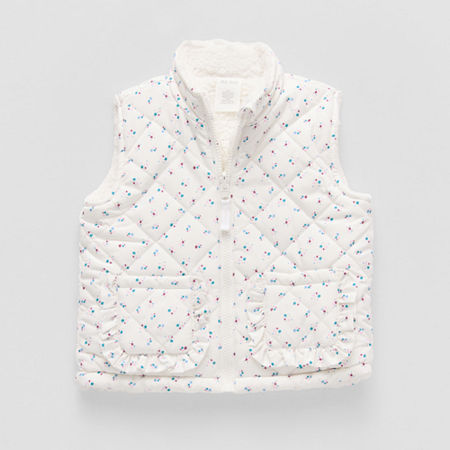 Click here for Okie Dokie Girls Midweight Puffer Vest  5t  White prices