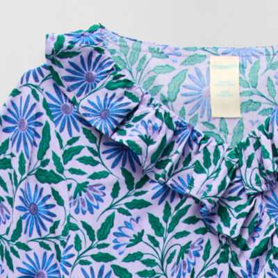 Thereabouts Little & Big Kid Girls Long Sleeve Wrap Dress, Color ...