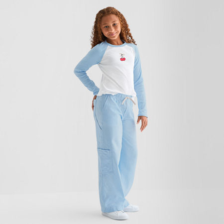 Click here for Thereabouts Little & Big Kid Girls Wide Leg Cargo... prices
