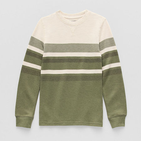Click here for Thereabouts Little & Big Kid Boys Crew Neck Long S... prices