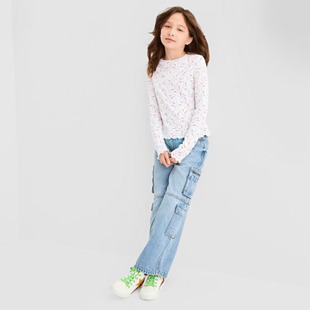 Click here for Thereabouts Little & Big Kid Girls Round Neck Long... prices