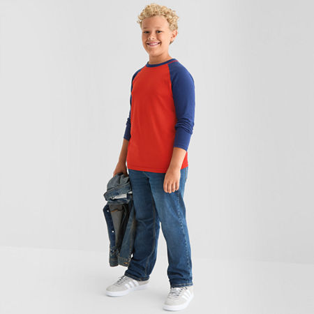 Click here for Thereabouts Little & Big Kid Boys Crew Neck Long S... prices