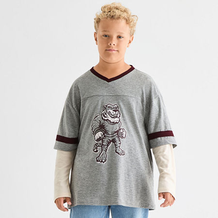 Click here for Thereabouts Little & Big Kid Boys V Neck Long Slee... prices