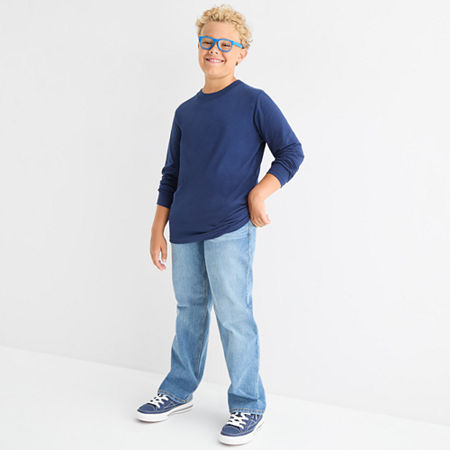 Click here for Thereabouts Little & Big Kid Boys Crew Neck Long S... prices