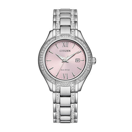 Click here for Citizen Eco-Drive Womens Silhouette Crystal Stainl... prices