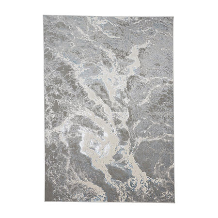 Feizy Azure R3539 5 x 8 Area Rug - Silver-Tone
