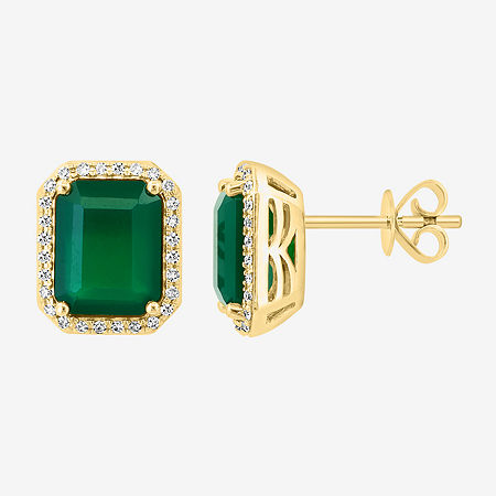 Click here for Effy Final Call 1/5 CT. Genuine Green Onyx 14K Gol... prices